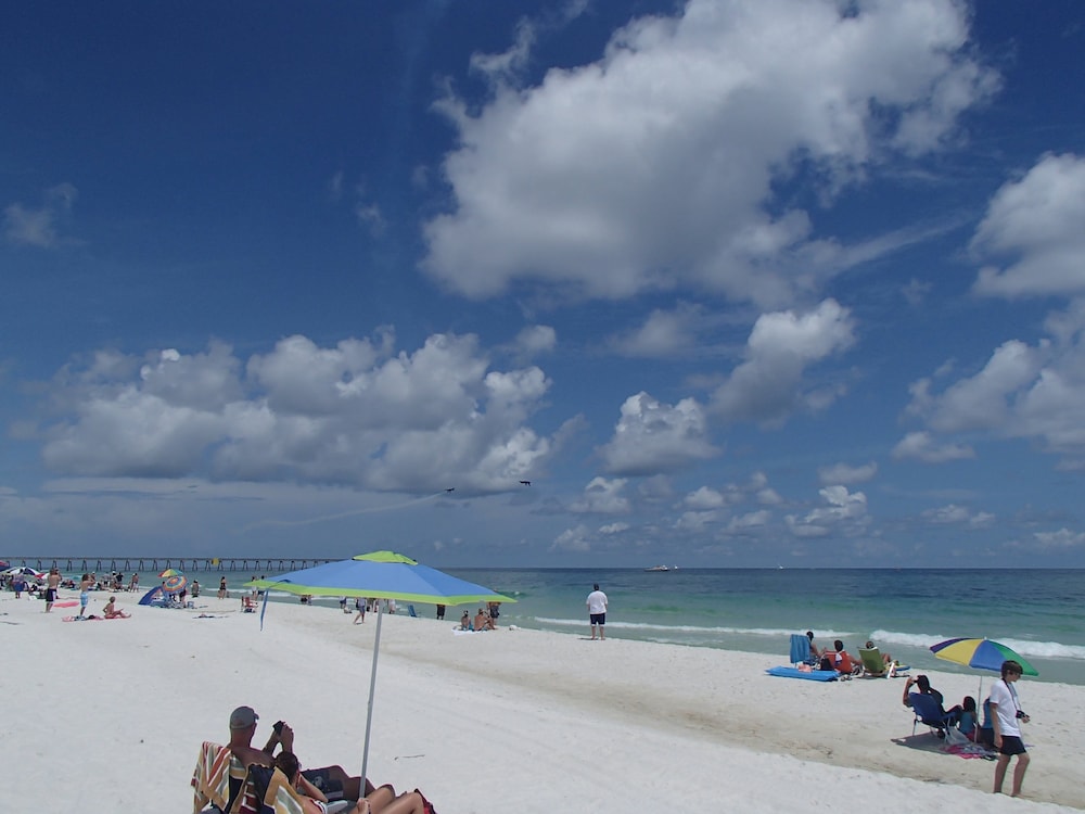 Bright and Fun Beach Themed Condo - On Little Sabine Bay - Sand Dollar ...