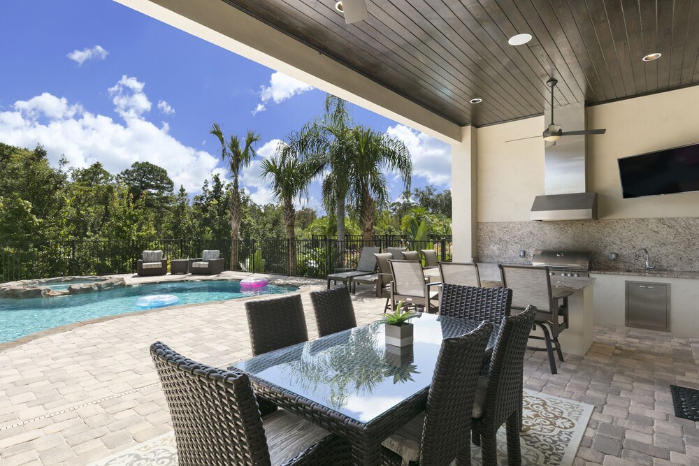 Magic Villa at Reunion | 9BR Luxe Oasis w/ Game Room, Theater, and ...