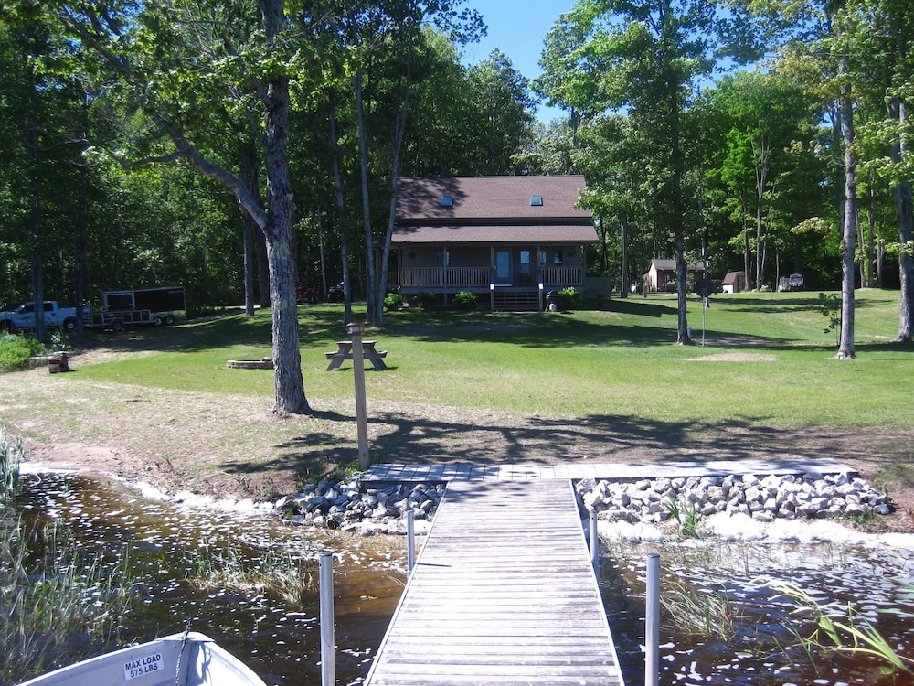 Peaceful Get Away On Inland Lake between Mackinac Island and Pictured ...