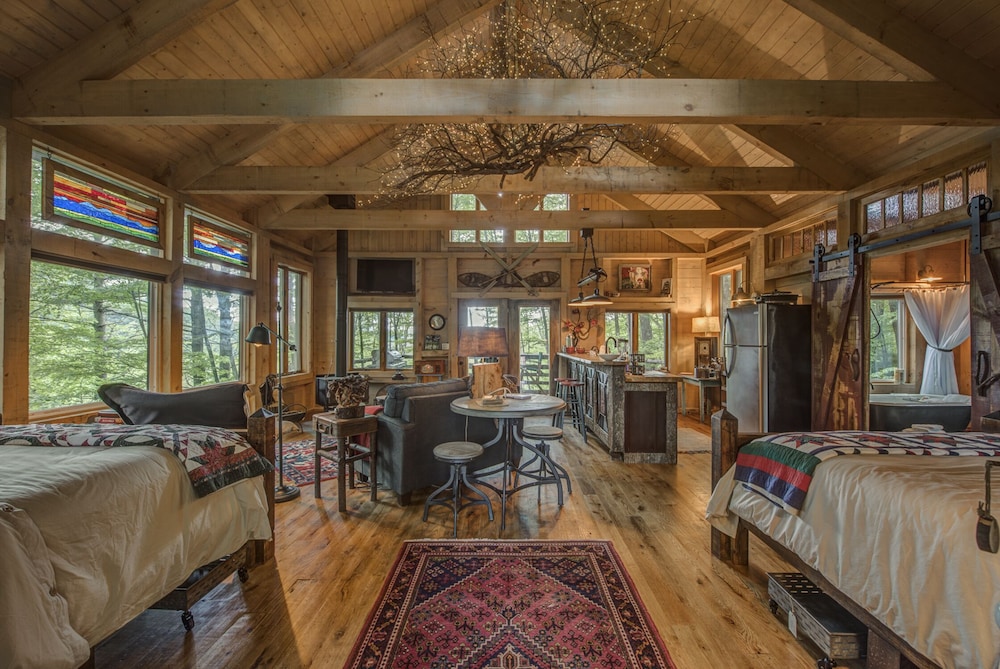 TREE HOUSE on Little Peak Creek Farm! - Ashe County | Vrbo