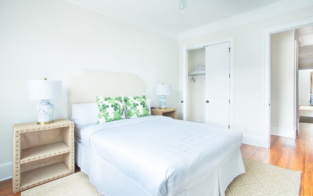 Chic Coastal Row House Near Fountain at Forsyth by Lucky Savannah ...