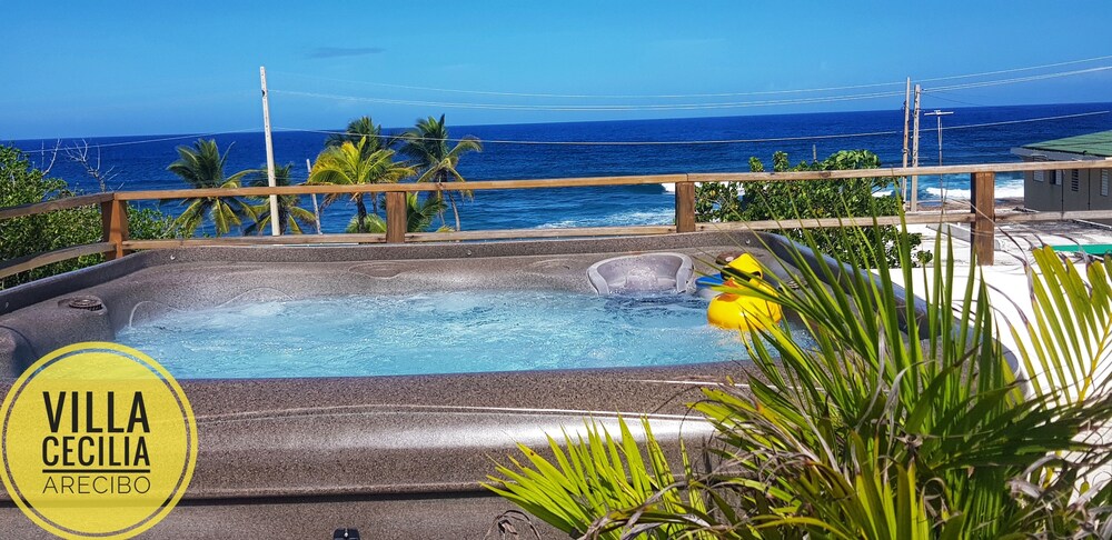 Villa Cecilia Ocean view and pool, pet friendly., Arecibo: Room Prices ...