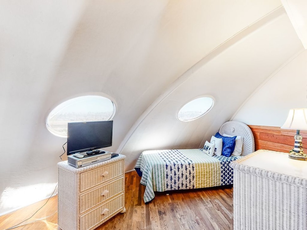 Unique waterfront home with wraparound deck and private grill - free ...