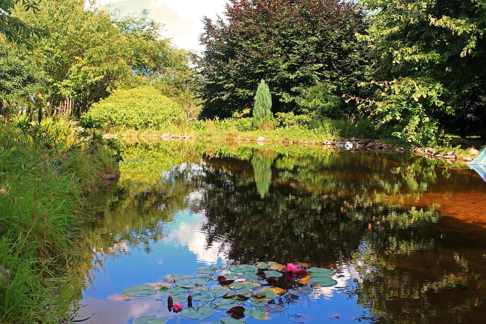 Ferienhaus mit eigenem Schwimmteich und Sauna in ländlicher Idylle ...