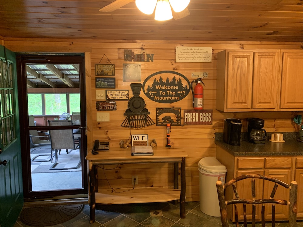 Cozy Little Cabin Located Along The Banks Of A Beautiful Trout Stream ...