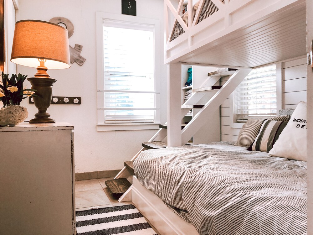 Historic Beach Cottage steps from the white sandy beach of Indian Rocks ...