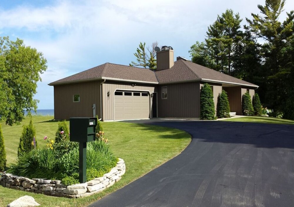 The Private Beach at Lakeside Park, Jacksonport, Door County, USA ...