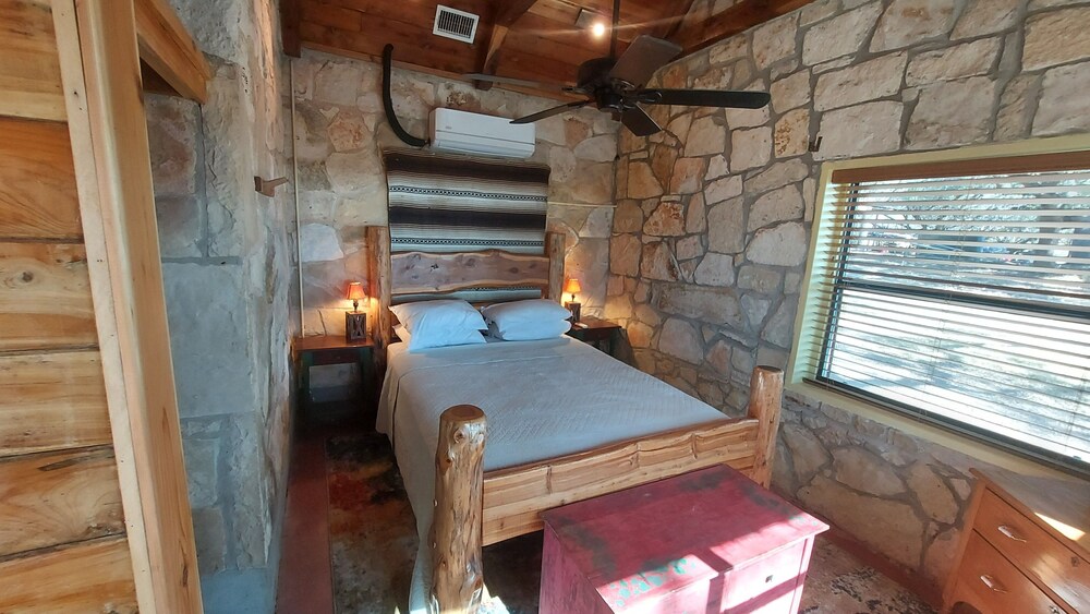 Cozy, private waterfront stone cabin on the north shore of Lake Travis ...
