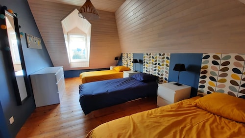 Le Logis Aux Camélias - Maison De Vacances Chaleureuse En Bord De Mer - Carantec