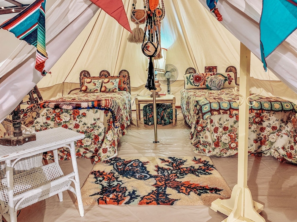 Group Indoor Glamping at Lone Star Glamp Inn in Round Top, Texas ...
