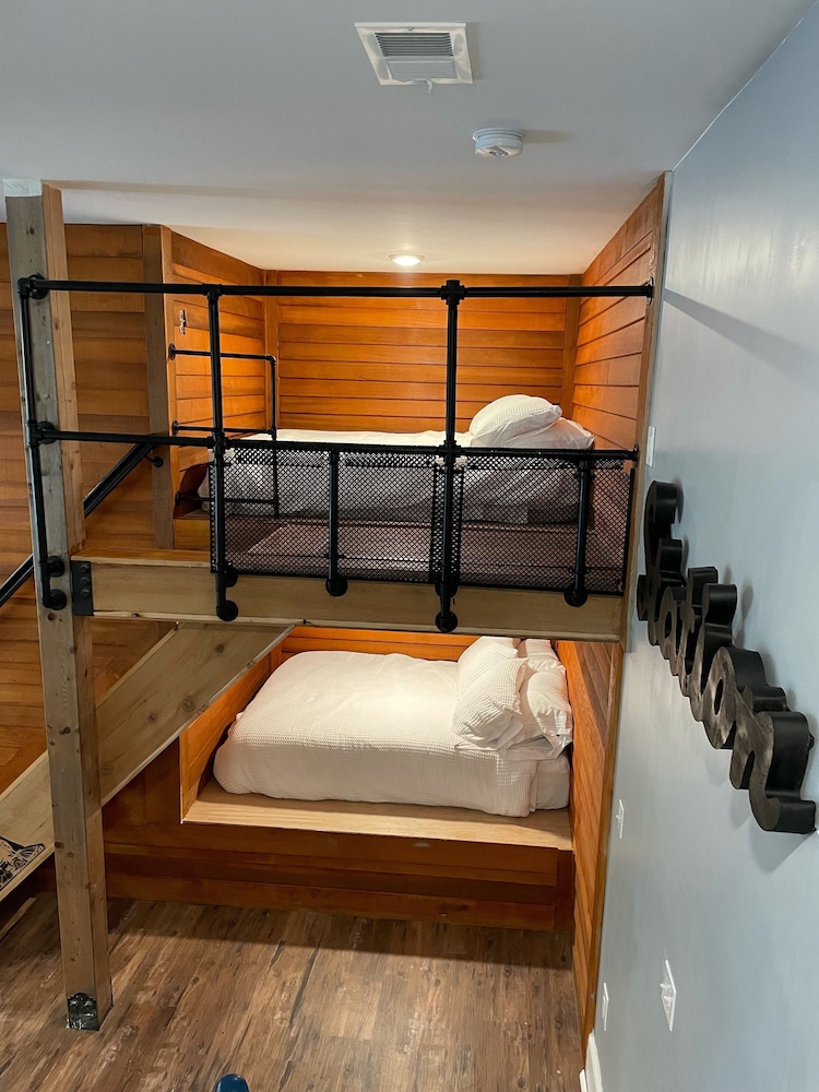 New! Unique Custom Crafted Train Station Lodge W/ private walking ...