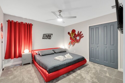 New 9bdrm S. Facing Pool On Preserve Near Dis/univ - Kissimmee