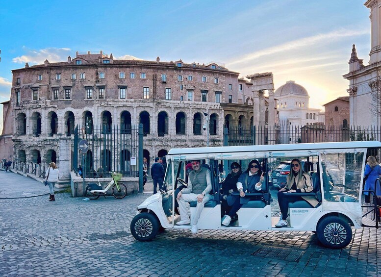 Rome: Private Guided City Highlights Tour by Golf Cart