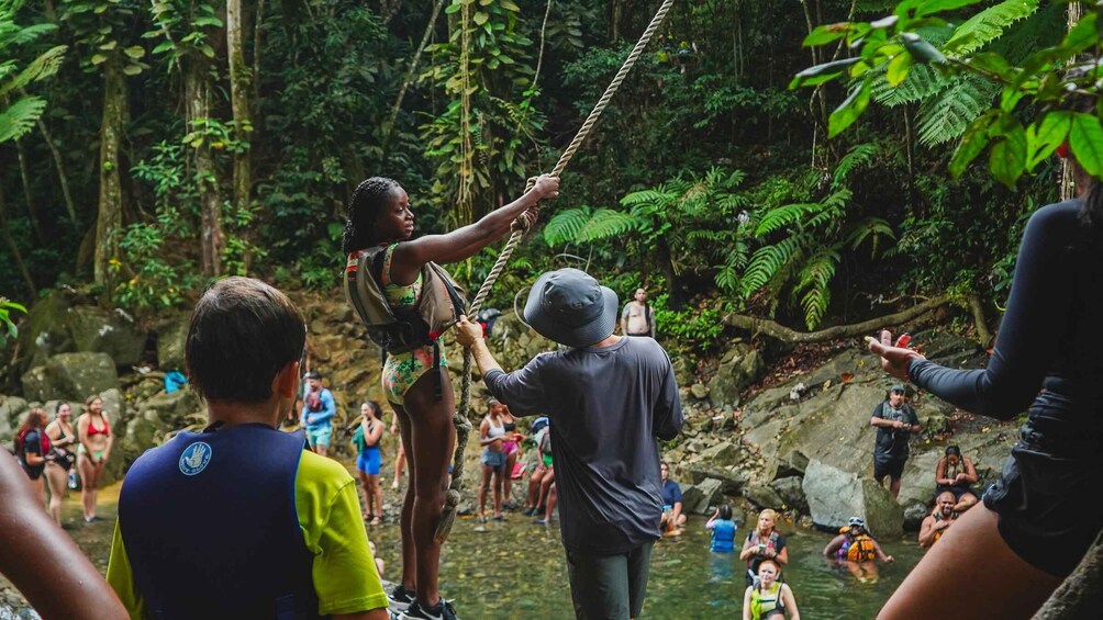 Fajardo: El Yunque Rainforest Hike and Waterslide Adventure