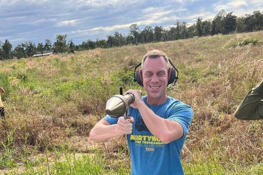 Siem Reap Shooting Rocket Launcher RPG Rifle Machine Gun Tour