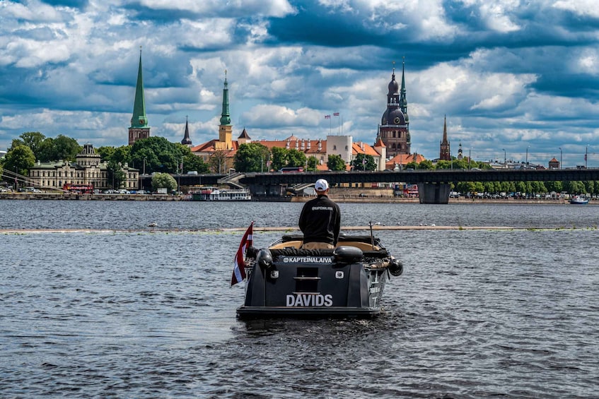 Riga: Private Boat Tour City Canal and Daugava River