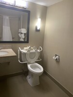 Quarto, 1 cama Queen, acessível, para não fumantes | Banheiro acessível