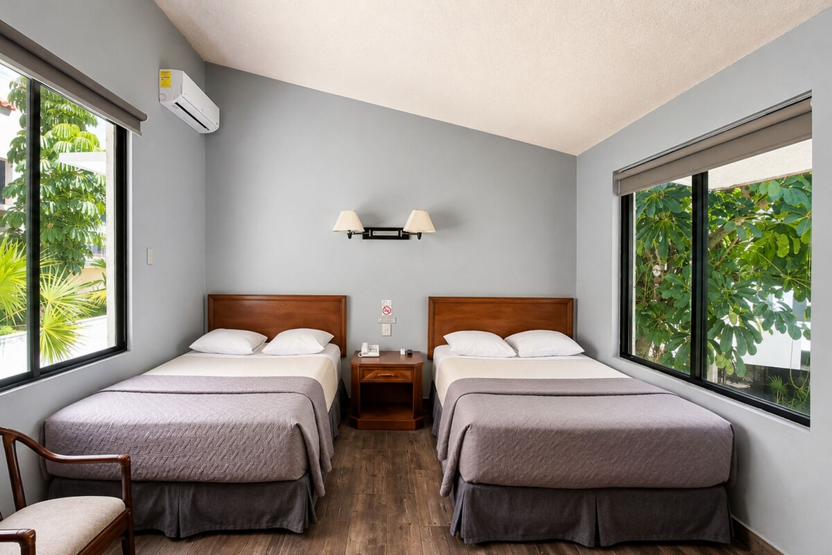 Quarto Duplo Standard | 20 quartos, edredões de penas, cofre no quarto 