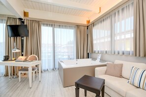 Suite Panorâmica, banheira de hidromassagem (Jacuzzi) | Vista do quarto