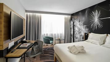 Apartamento, 1 cama Queen e sofá-cama | Cofres nos quartos, escrivaninha, cortinas blackout, berços grátis