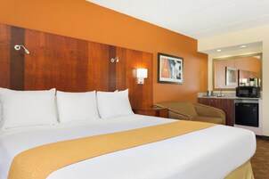 Quarto empresarial, 1 cama King, para não fumantes | Roupas de cama premium, escrivaninha, espaço de trabalho para notebook