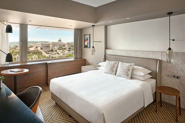 Suite-Estúdio Júnior, 1 quarto | Roupa de alta qualidade, camas de colchão pillowtop, minibar 