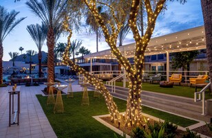 Área externa para banquete