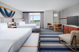 Quarto Deluxe, 2 camas queen-size | Roupa hipoalergénica, cofre no quarto, secretária