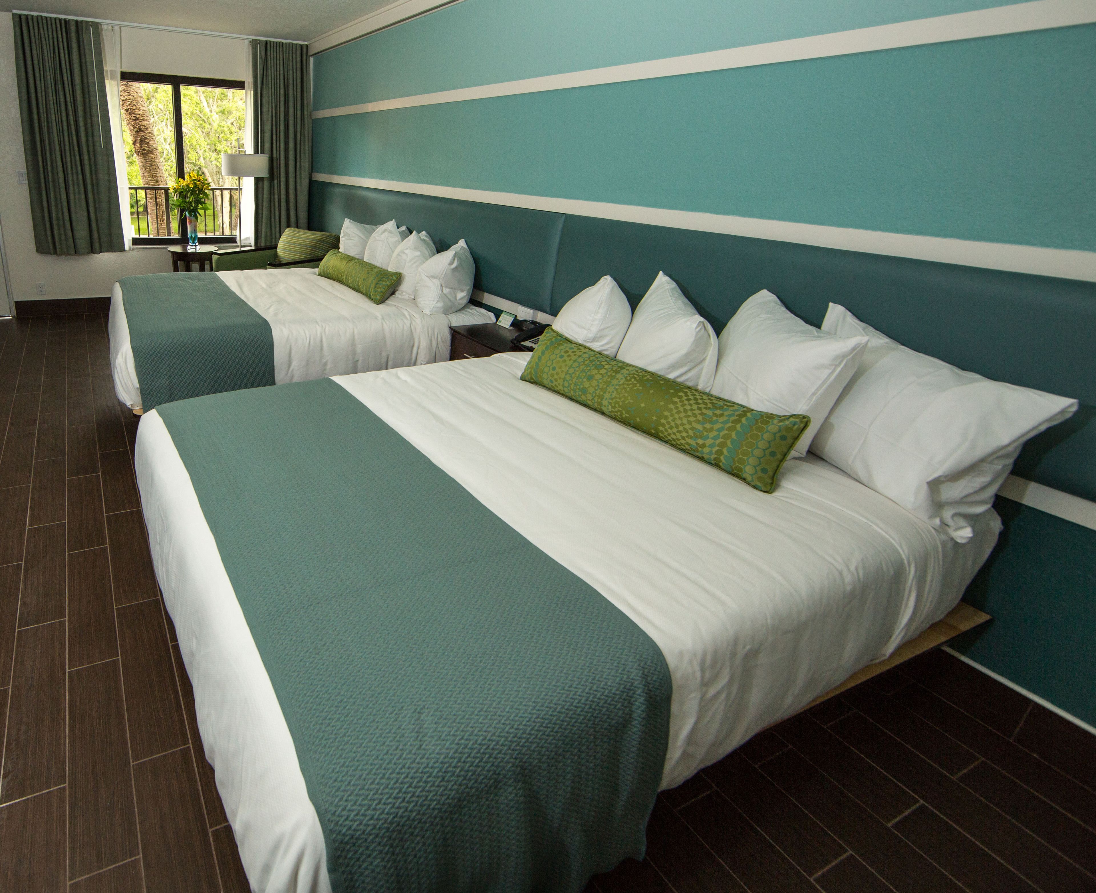 Quarto standard, 2 camas Queen | Roupas de cama premium, camas com colchões pillow-top