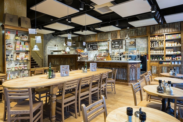 Almoço e jantar, culinária italiana