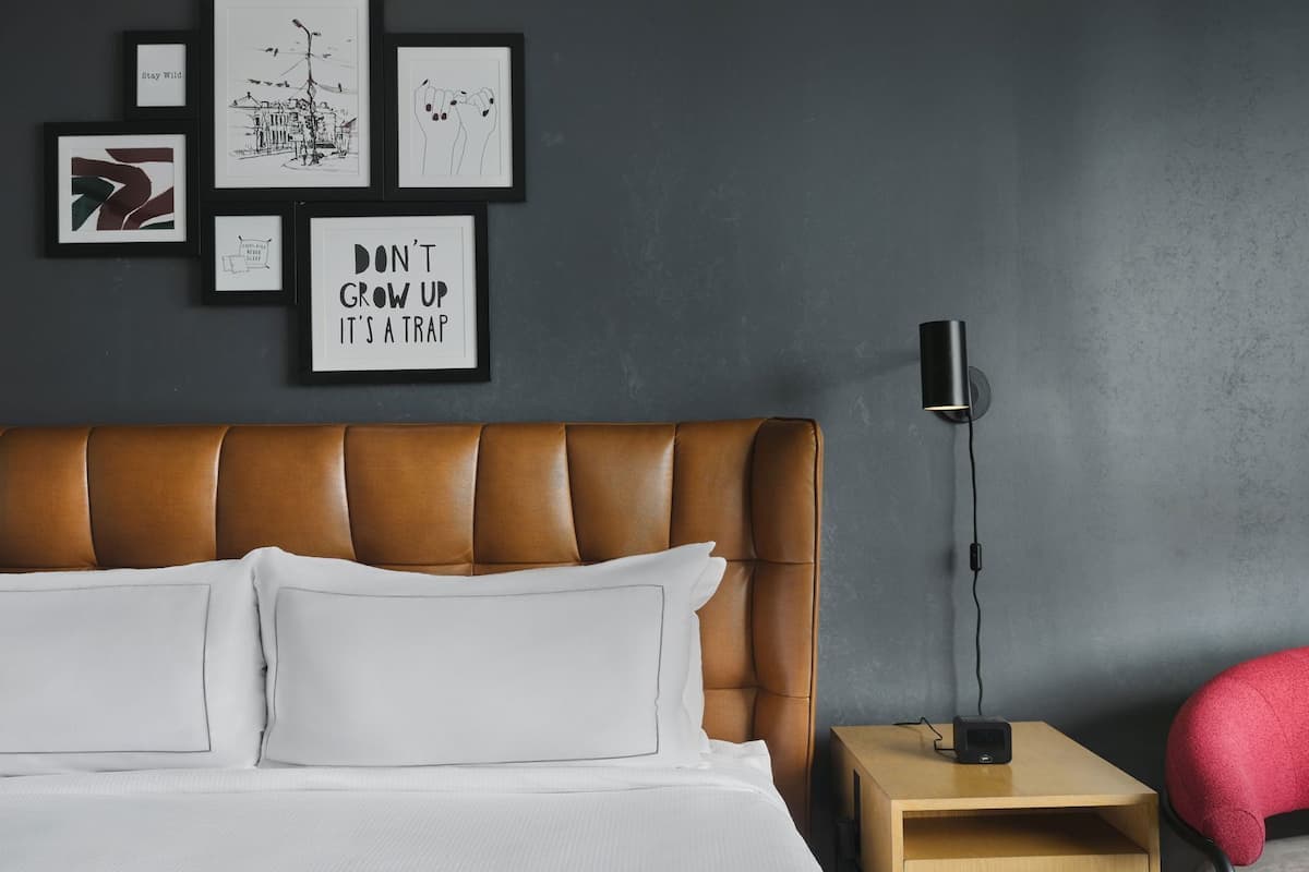 Roupas de cama antialérgicas, camas com colchões pillow-top