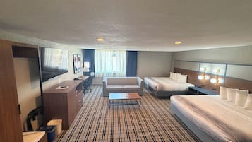 Suite, 1 quarto, não fumadores | Roupa de alta qualidade, camas de colchão pillowtop