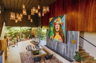 Sala de estar do lobby