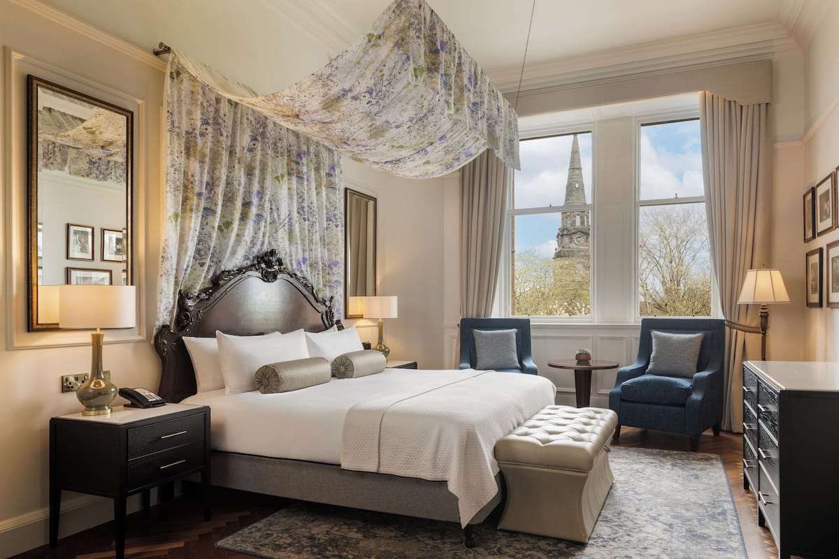 Suite, 1 cama king-size (Sir Walter Scott) | Lençóis de algodão egípcio, roupa de alta qualidade, cofre no quarto
