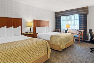 Quarto Standard, 2 camas queen-size, não fumadores, frigorífico | Roupa de alta qualidade, secretária 