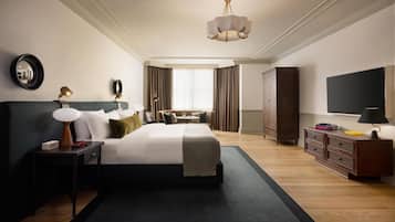 Roupa de alta qualidade, camas de colchão pillowtop, minibar