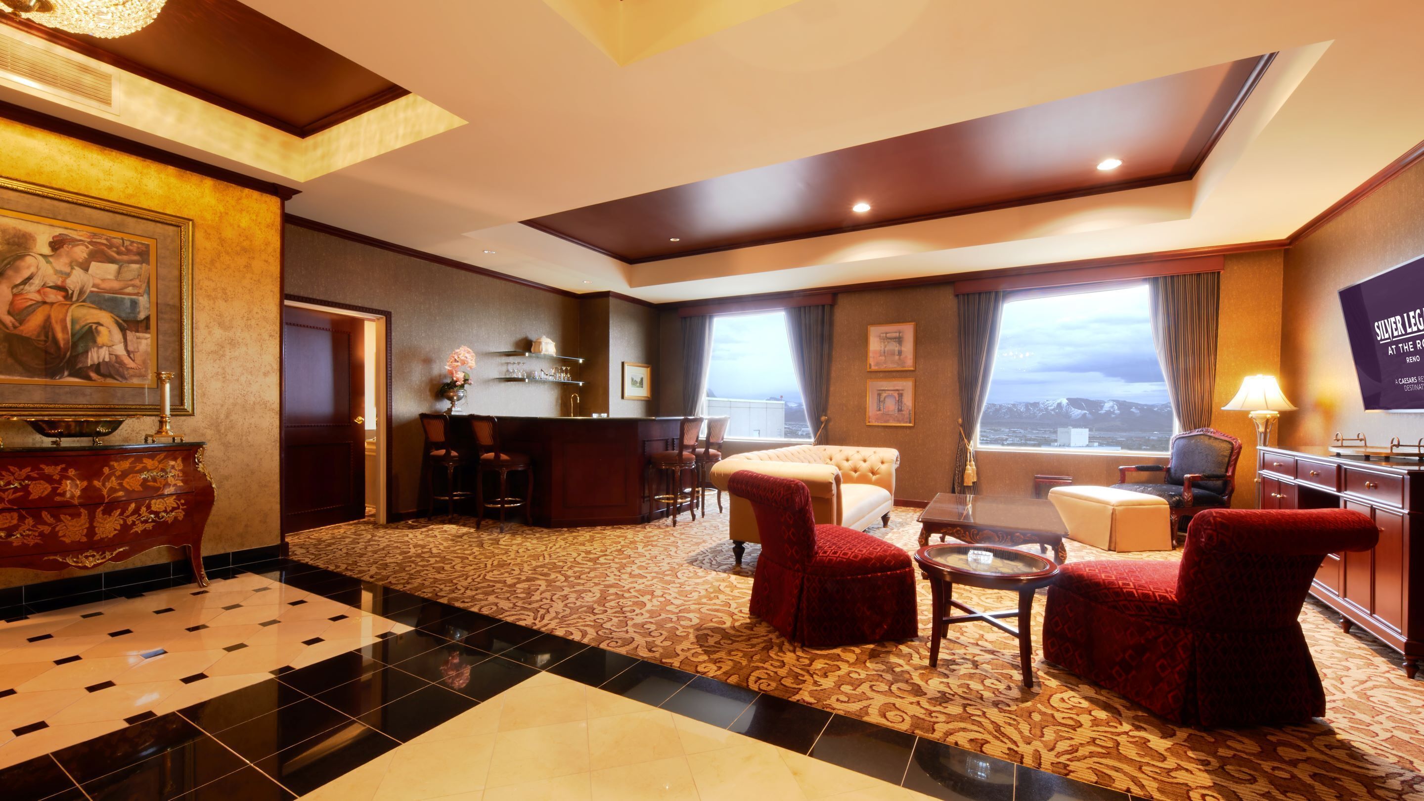 Silver Legacy Deluxe Room Silver Legacy Resort Casino At The Row From