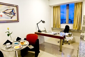 Opções para refeição no quarto