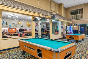Este bar no lobby do hotel 
