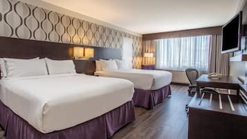 1 quarto, roupas de cama premium, camas com colchões pillow-top