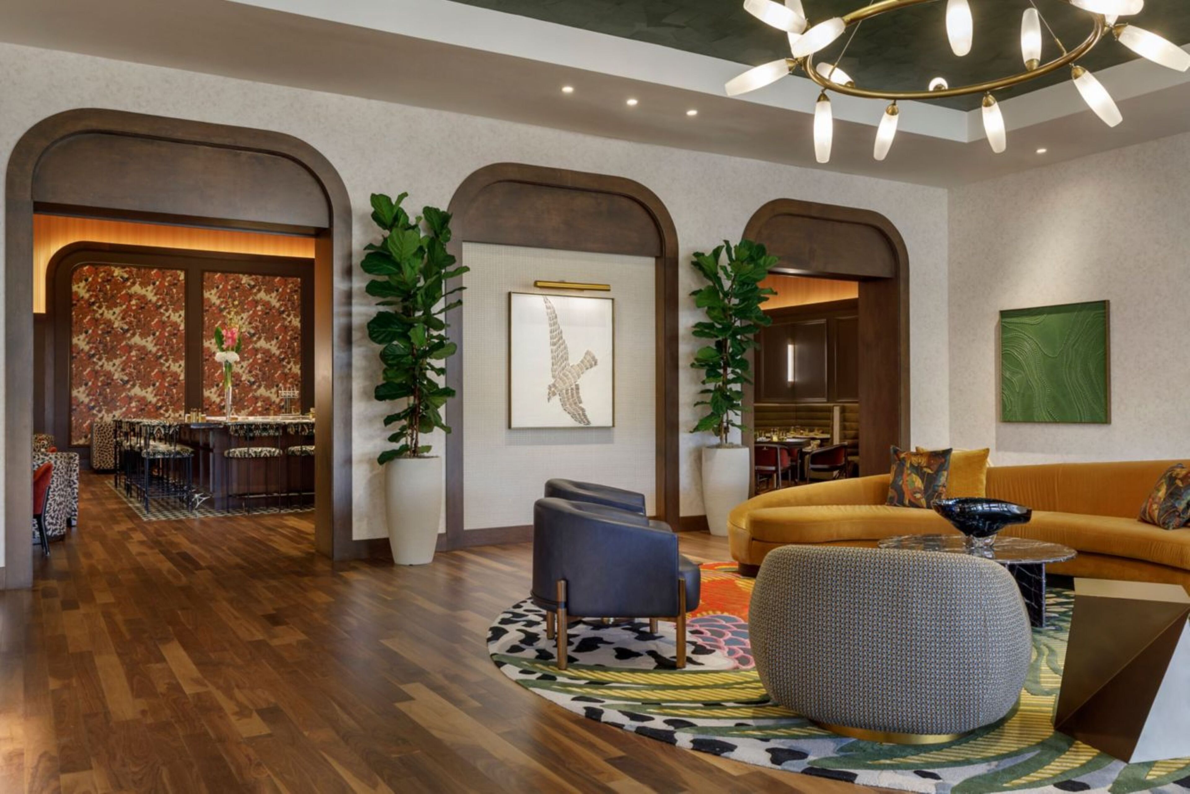 Sala de estar do lobby