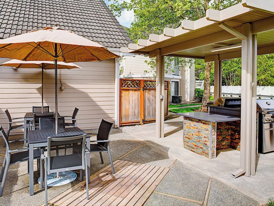 Área para churrascos e piqueniques