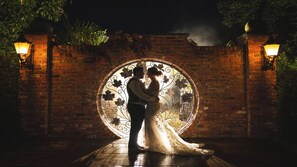 Área externa para casamento