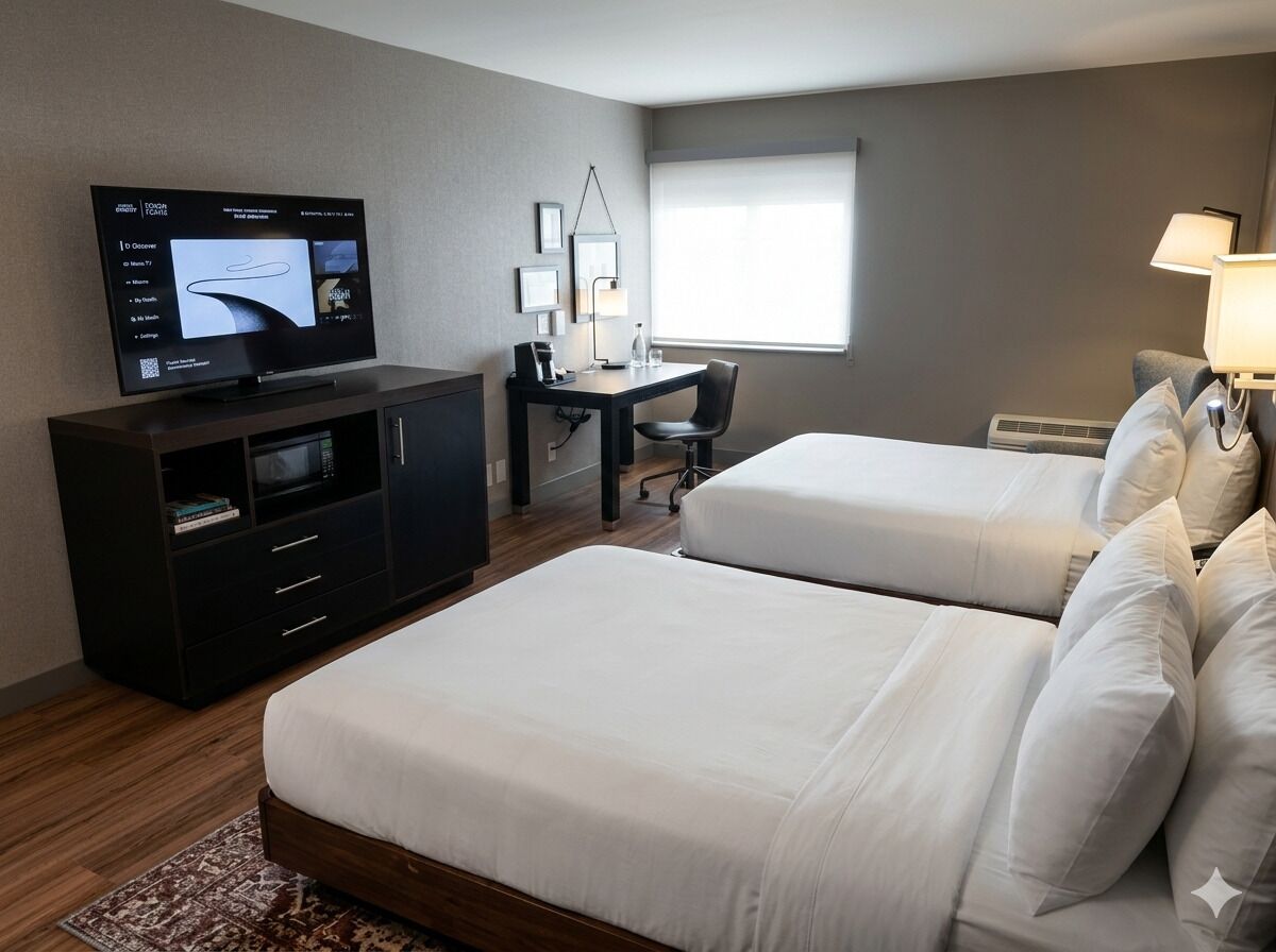 Suíte, 1 cama King e sofá-cama | Cofres nos quartos, escrivaninha, espaço de trabalho para notebook