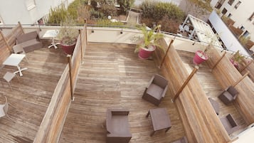 Quarto Executivo, 1 cama king-size, terraço | Terraço/pátio interior