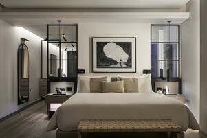 Suite Clássica, 1 quarto (LUX*Junior Suite) | Lençóis de algodão egípcio, roupa de alta qualidade 