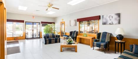 Sala de estar do lobby