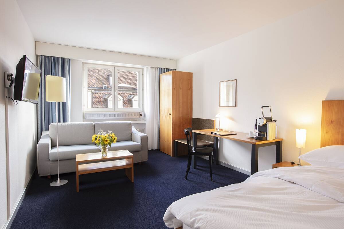 Quarto Duplo Standard | Minibar, cofre no quarto, quartos insonorizados, ferro/tábua de engomar 