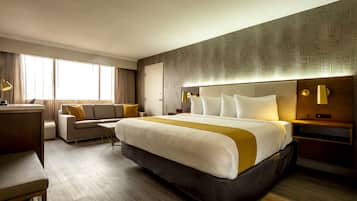 Roupas de cama premium, camas Select Comfort, escrivaninha