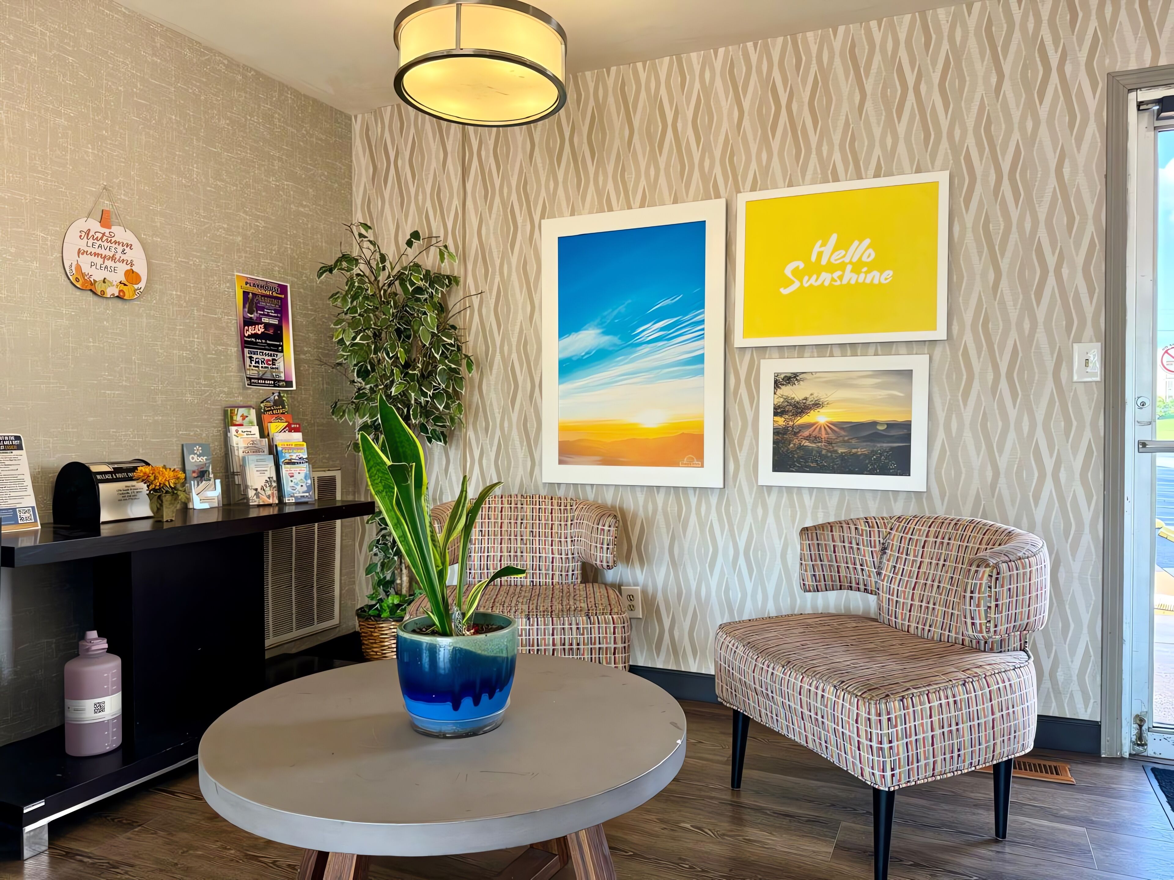 Sala de estar do lobby